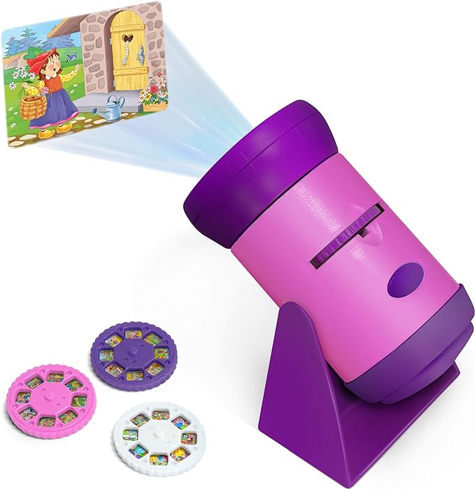 MINI PRINCESS Fairy Tales Light Projector | Girls Toy Flashlight for K ...